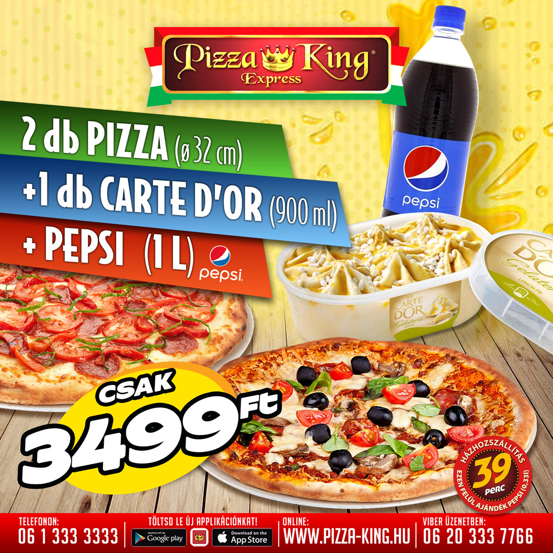 Pizza King - Pizza rendelés Budapesten